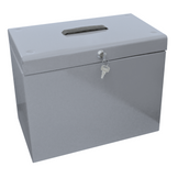 A4 Metal Home File Box with 5 Suspension Files – Cathedral Products