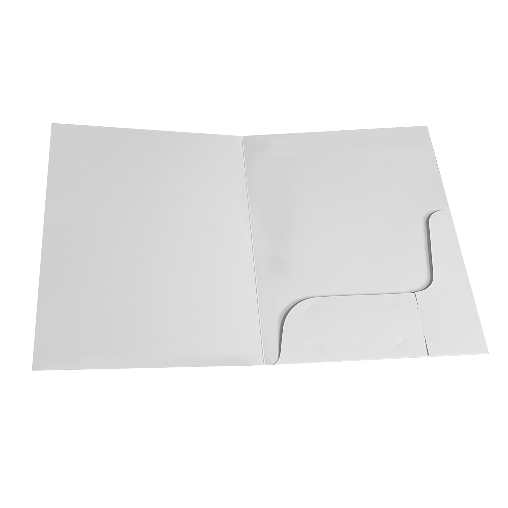 White Gloss Presentation Folders – Cathedral Products